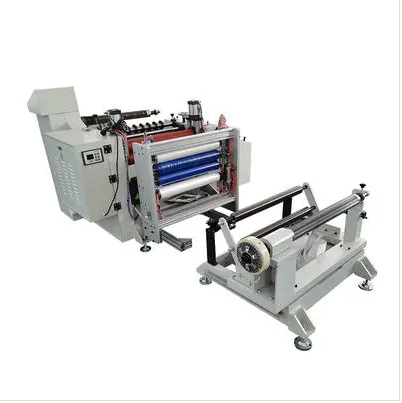 Plastic ribbon slitting machine ribbon rewinding machine pvc roll ...